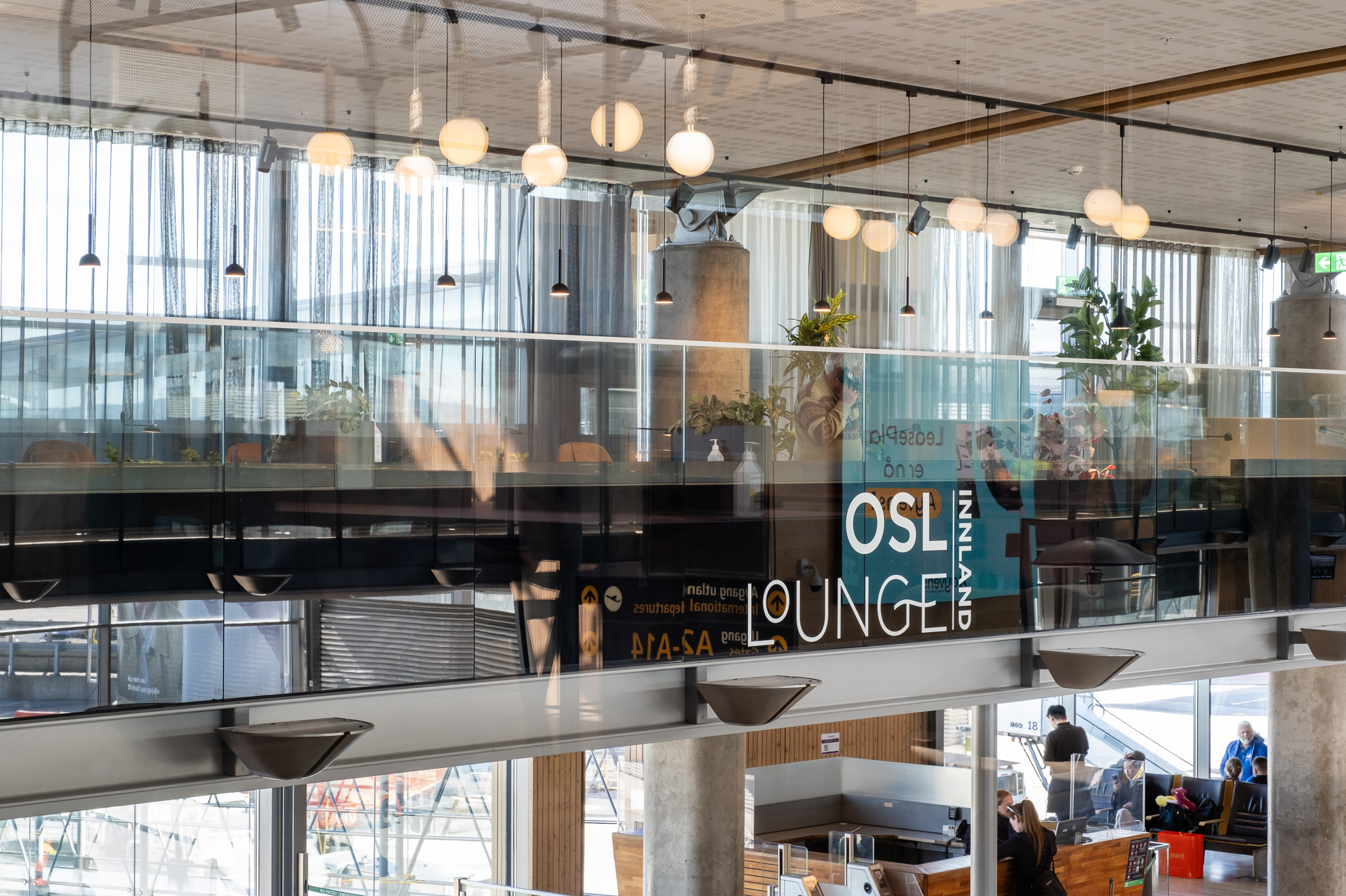 Oslo lufthavn - Lounge innland - Polyflor